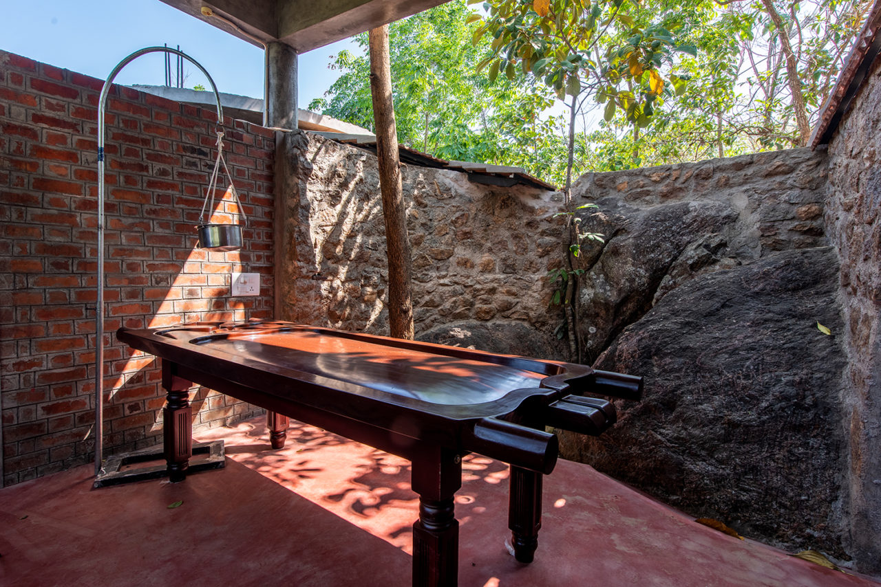 Matha Eighteenth Stone - Matha Ayurveda Eye Hospital - Panchakarma Centre